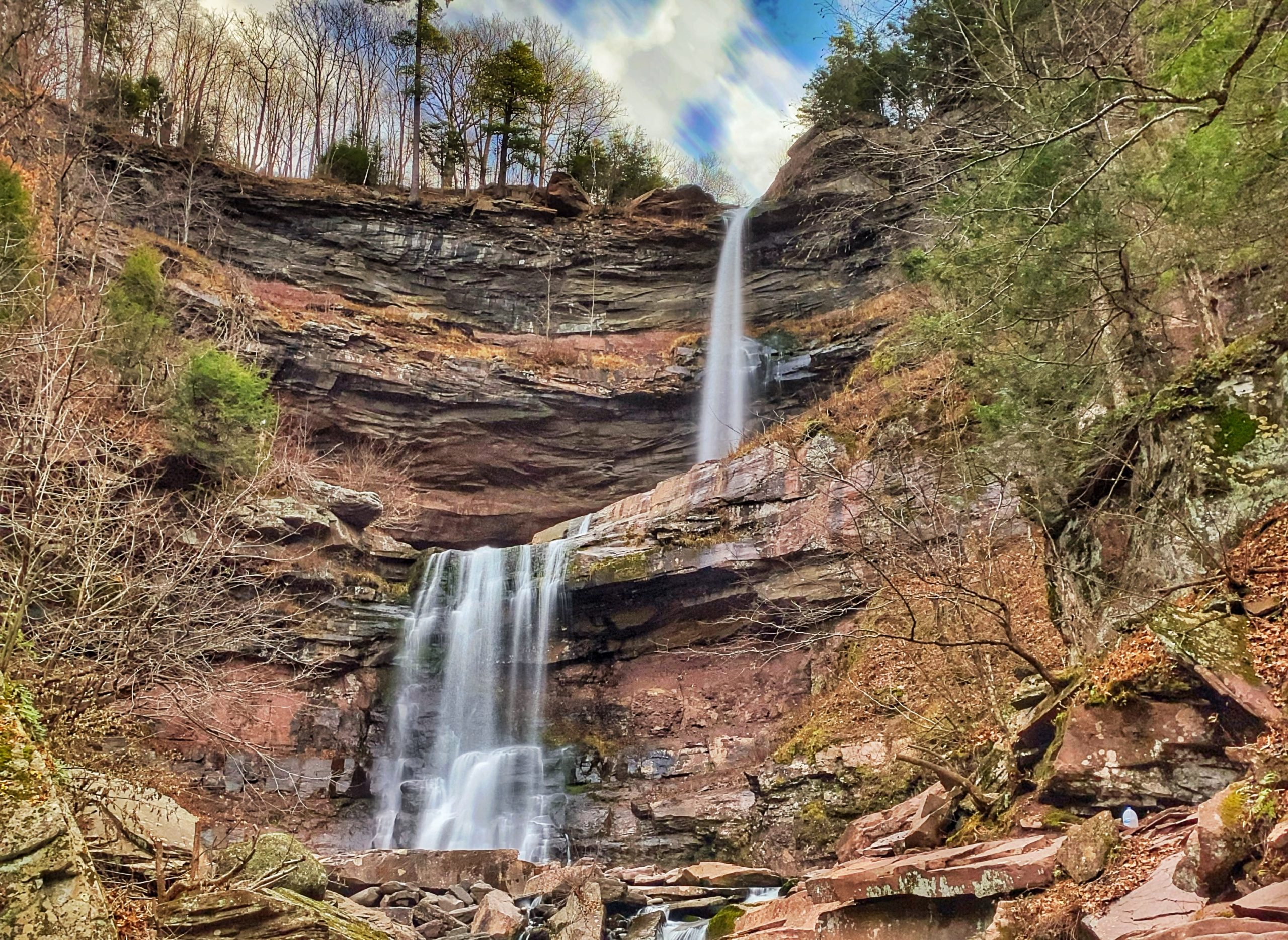 Kaaterskill Falls trail & Inspiration Point loop - Catskill Park | Take ...